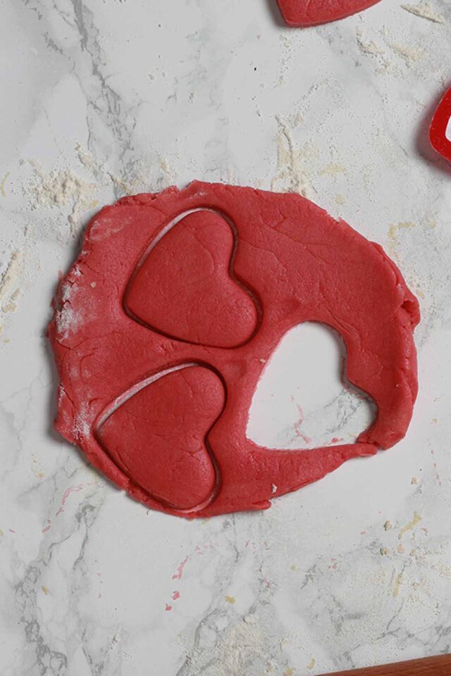 Heart Shaped Vegan Valentine's Cookies - BakedbyClo | Vegan Dessert Blog