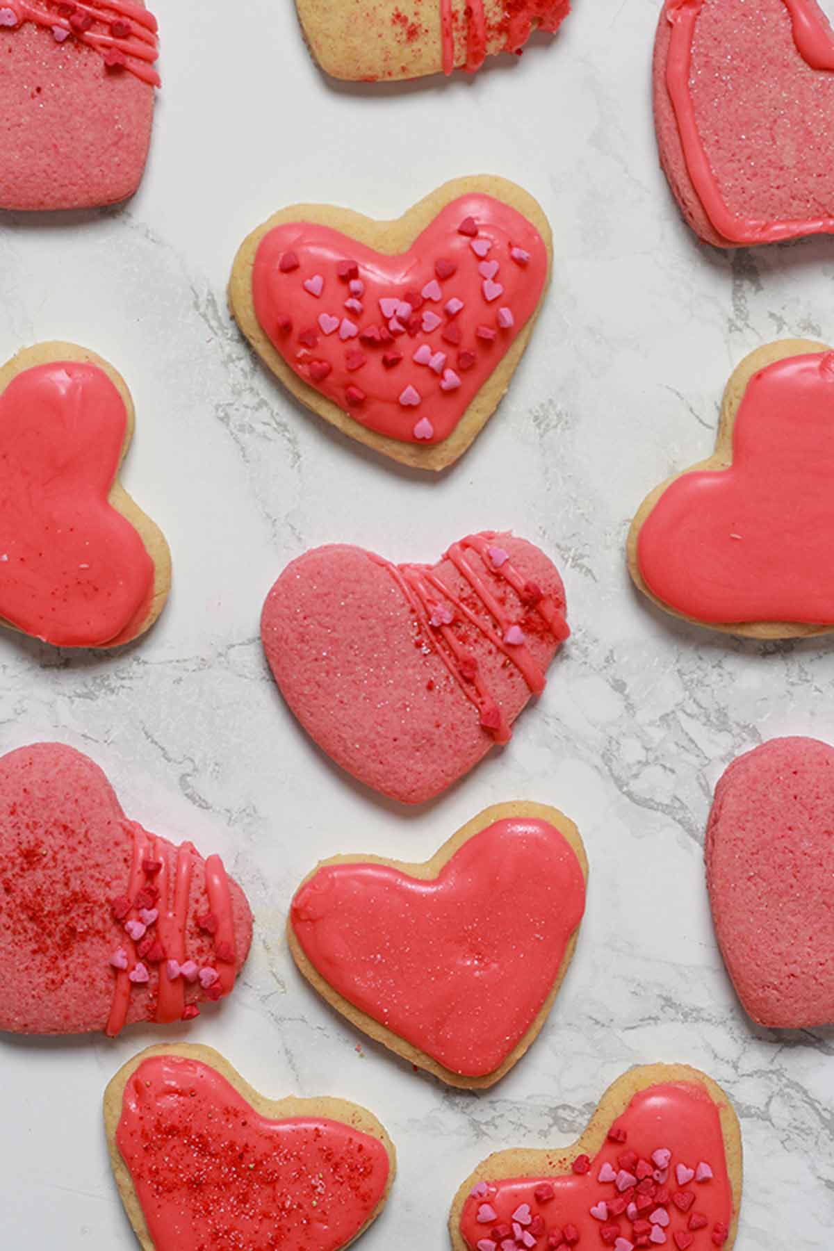 Heart Shaped Vegan Valentine's Day Cookies - BakedbyClo | Vegan Dessert ...