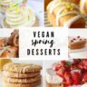 25 Beautiful Vegan Spring Desserts - BakedbyClo | Vegan Dessert Blog