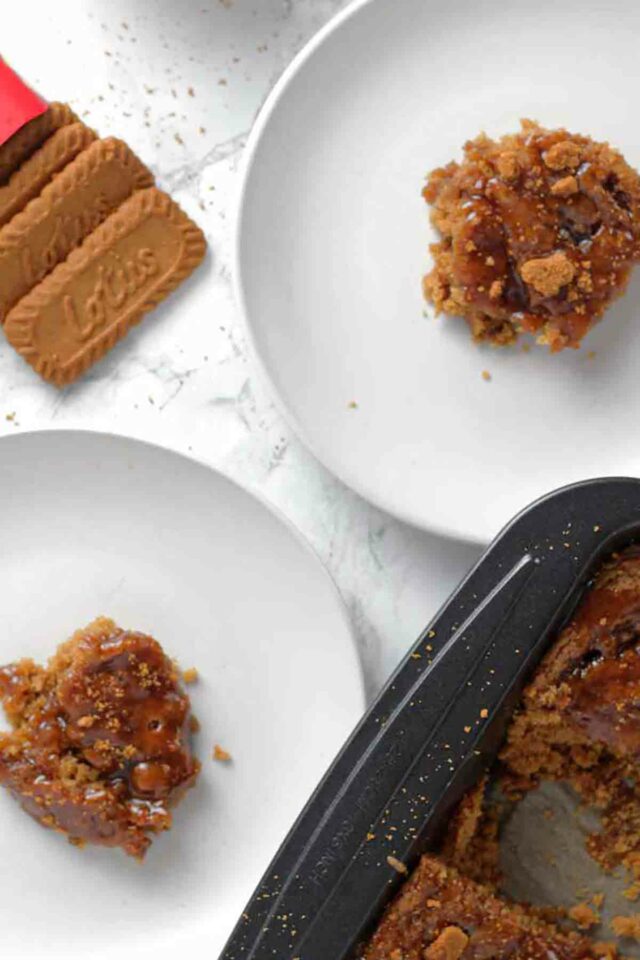 Sticky Vegan Biscoff Pudding - BakedbyClo | Vegan Dessert Blog