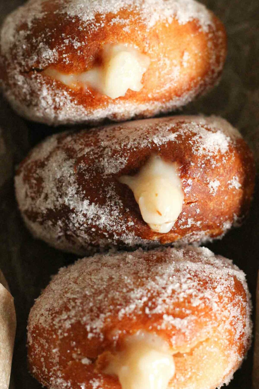 Easy Vegan Air Fryer Donuts With Creamy Custard Filling - BakedbyClo ...