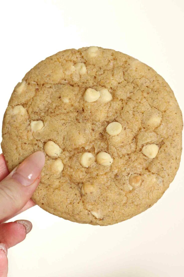 Vegan White Chocolate Cookies - BakedbyClo | Vegan Dessert Blog