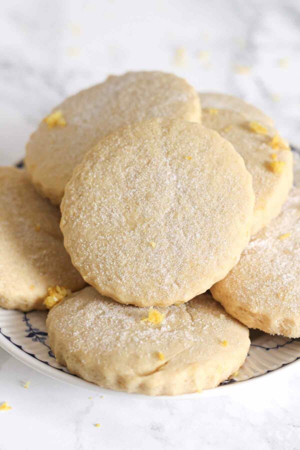 Vegan Lemon Shortbread - BakedbyClo | Vegan Dessert Blog