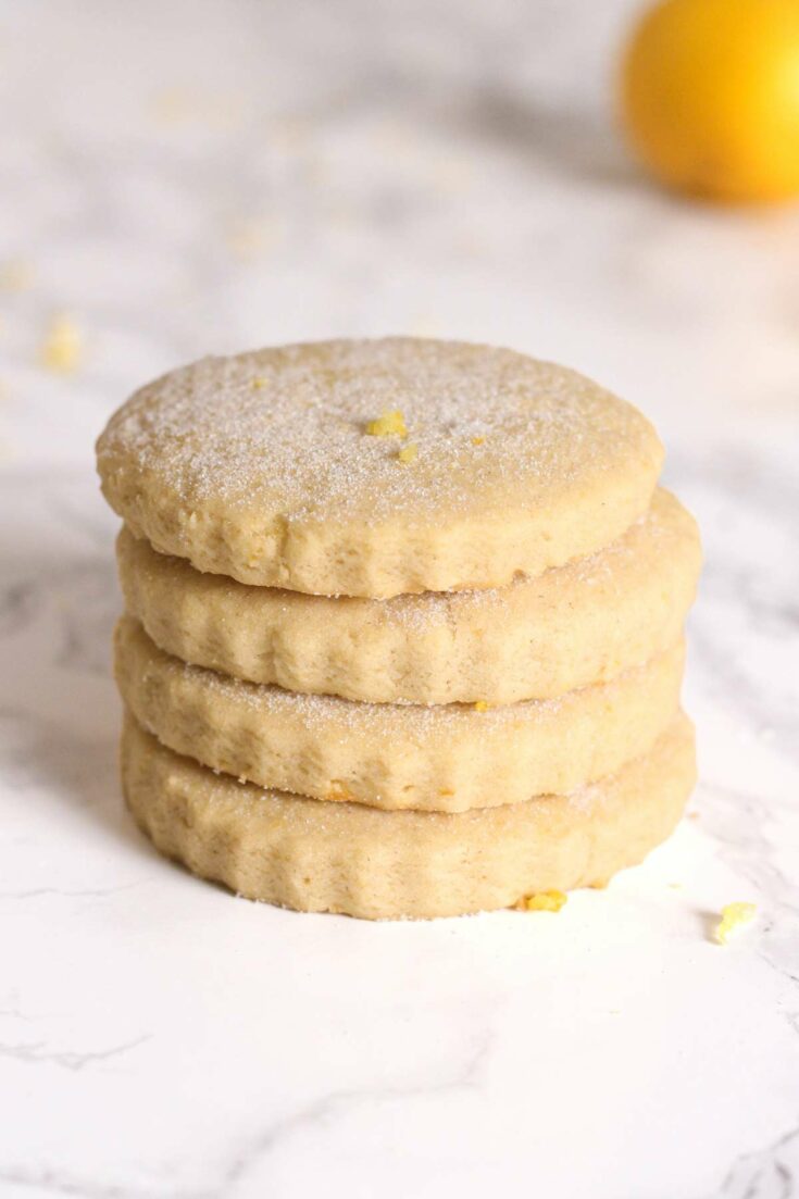 Vegan Lemon Shortbread - BakedbyClo | Vegan Dessert Blog