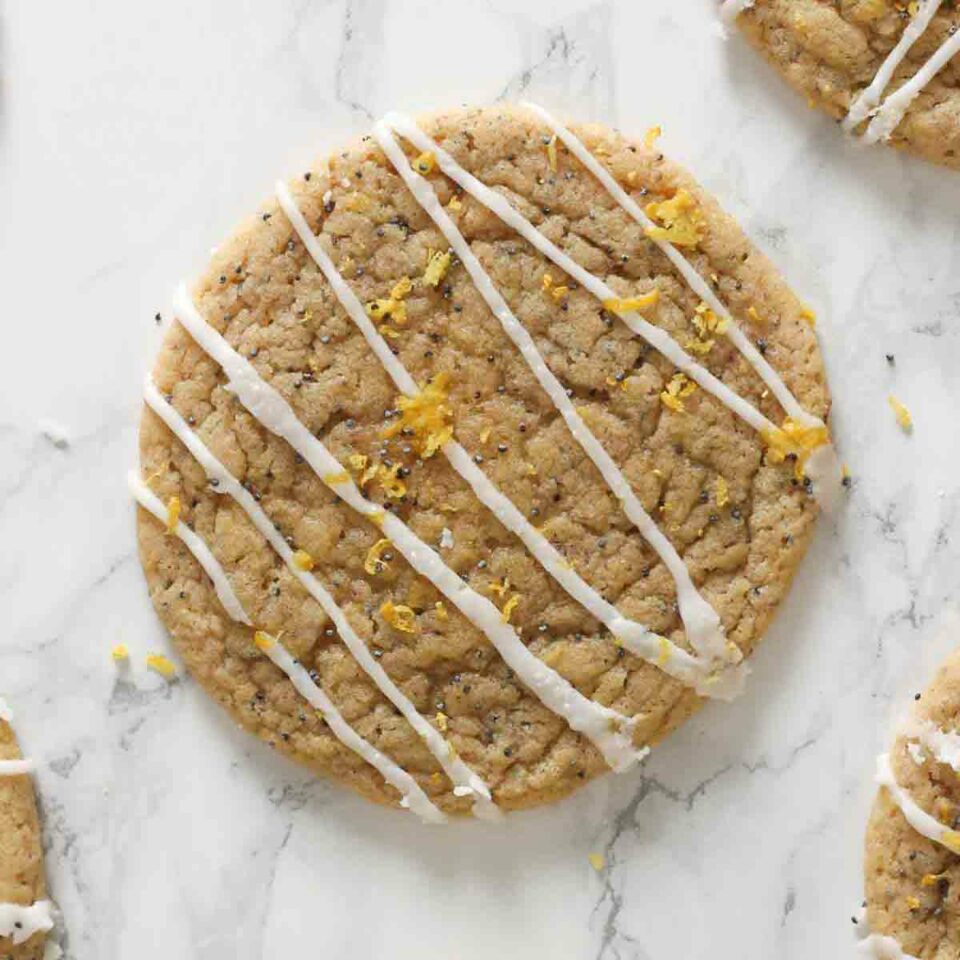 Vegan Lemon Poppy Seed Cookies - BakedbyClo | Vegan Dessert Blog